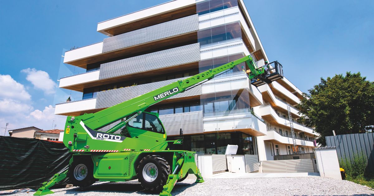 Rotating telehandler: the right choice for construction sites and work ...
